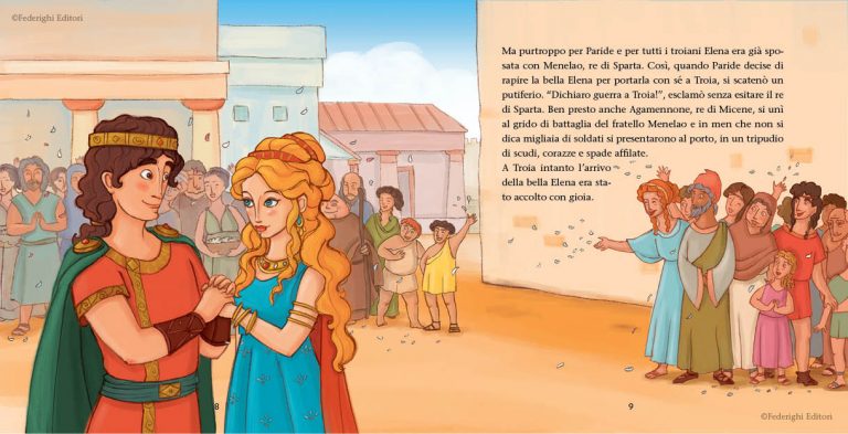 L'Iliade per bambini - Omero per gioco - Federighi Editori
